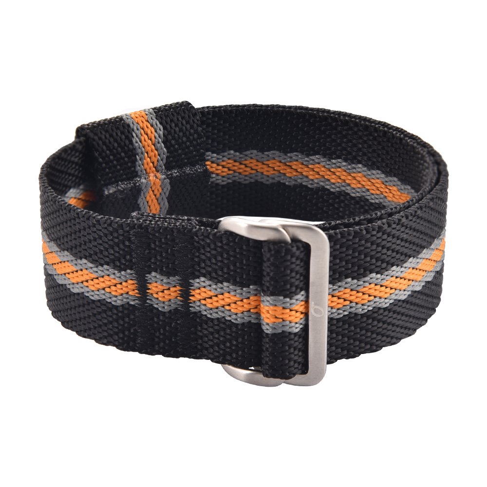 CINCH Twill Strap – Black/GO Stripe - Sigma Strap